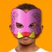Monster 1 Mask Printable Paper DIY for Kids and Adults. PDF - Etsy
