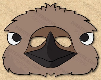 Monster 6 Mask Printable, Paper DIY for Kids and Adults. PDF Template ...