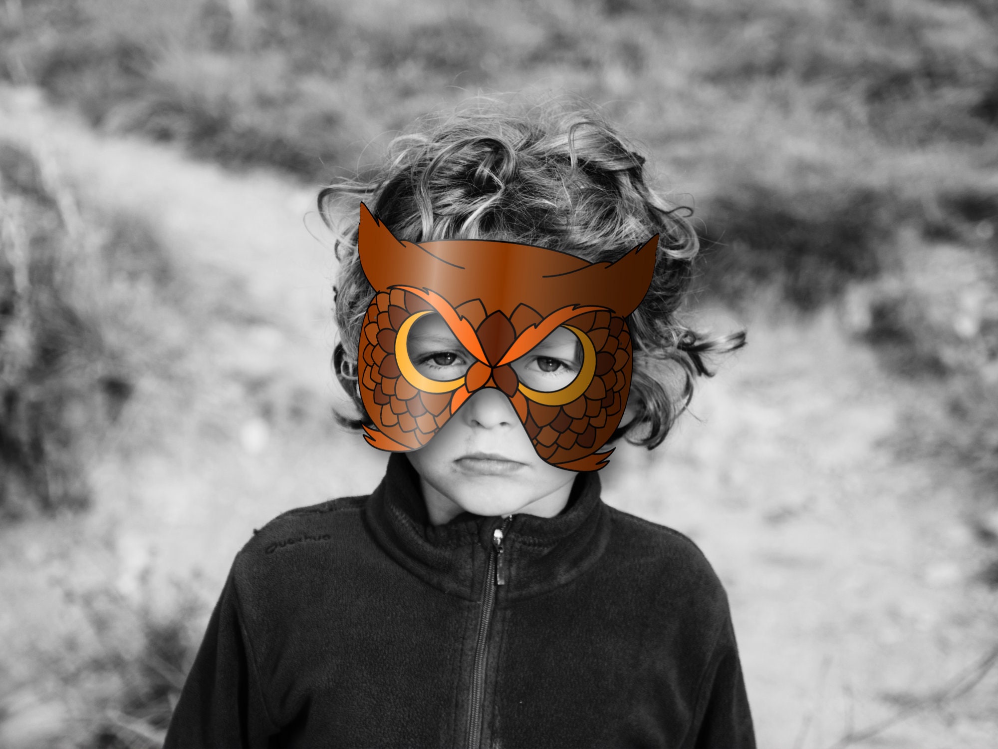 Owl Mask Printable Paper DIY for Kids and Adults. PDF - Etsy Canada