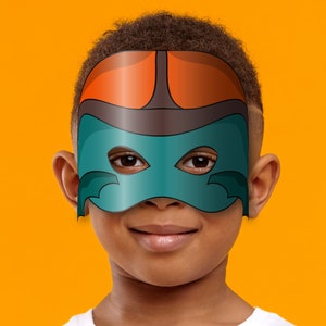 Beetle Masks Printable Color + Coloring, Paper DIY for Kids and Adults ...