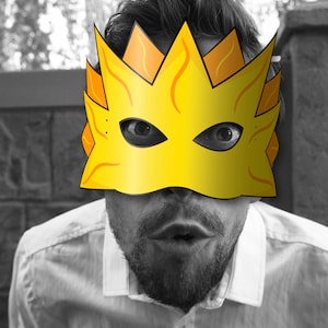 Sun Masks Printable Color Coloring Paper DIY for Kids and - Etsy