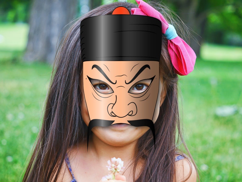 Pirate Cheung Po Tsai Mask Printable, Paper DIY for Kids and Adults ...