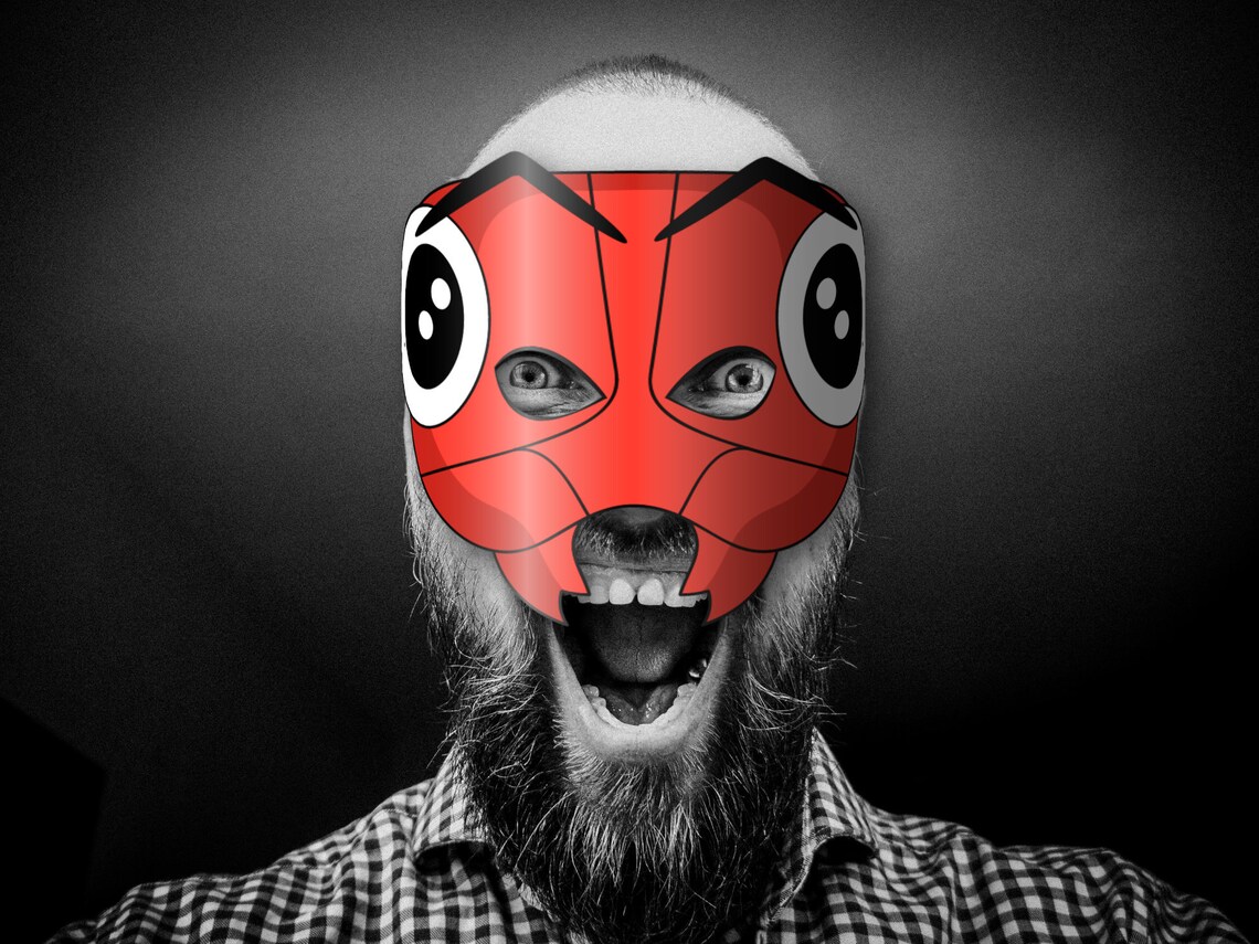 Ant Mask Printable Paper DIY for Kids and Adults. PDF - Etsy