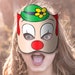 Сircus Clown Mask Printable, Paper DIY for Kids and Adults. PDF ...