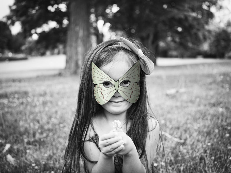 Butterfly Mask Printable Summer Azure Paper DIY for Kids and - Etsy