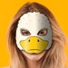 Duck Mask Printable, Paper DIY for Kids and Adults. PDF Template ...