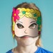Rapunzel Mask Printable, Paper DIY for Kids and Adults. PDF Template ...