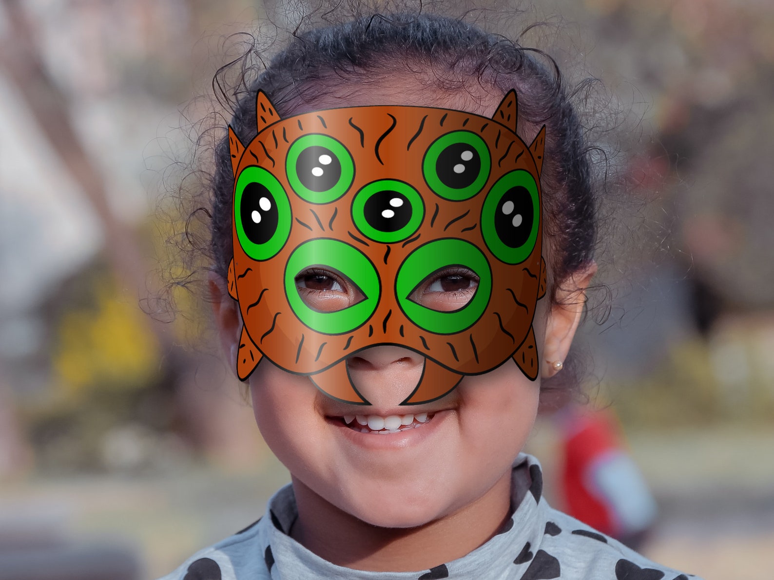 Bugs and Insects 2 Masks Printable, Ladybird, Beetle, Grasshopper ...