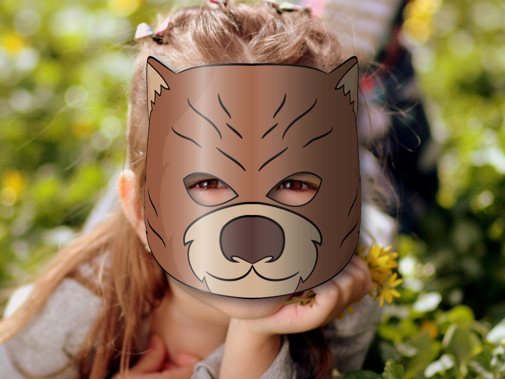 Australian Animals 2 Masks Printable, Kookaburra, Dingo, Echidna ...