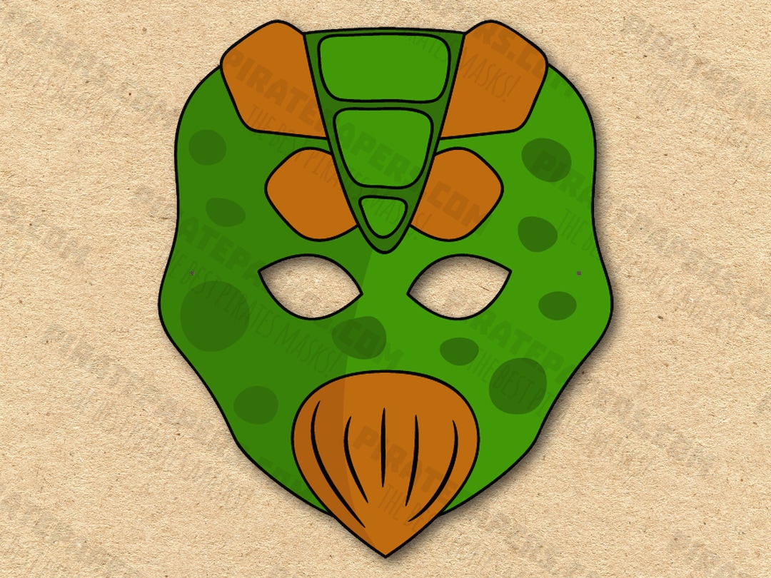 Dinosaur Stegosaurus Mask Printable, Paper DIY for Kids and Adults. PDF ...