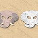 Elephant Masks Printable Color Coloring, Paper DIY for Kids and Adults ...