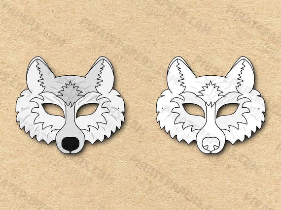 Wolf Masks Drawings