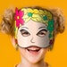 Rapunzel Mask Printable, Paper DIY for Kids and Adults. PDF Template ...