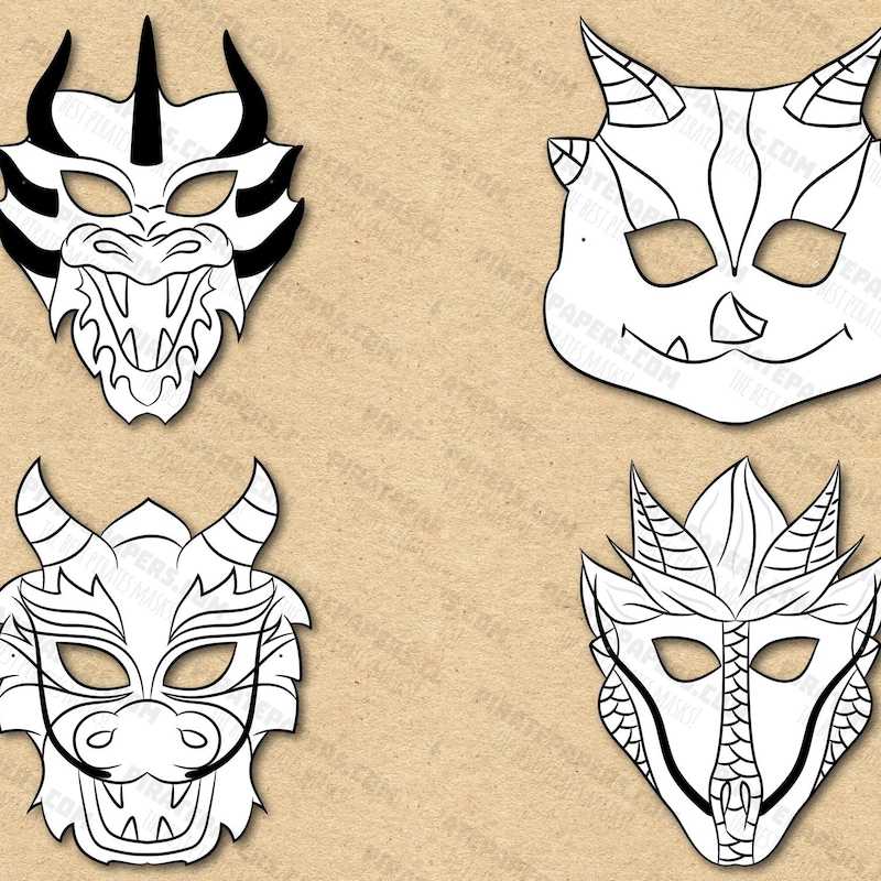Dragon Mask - Etsy