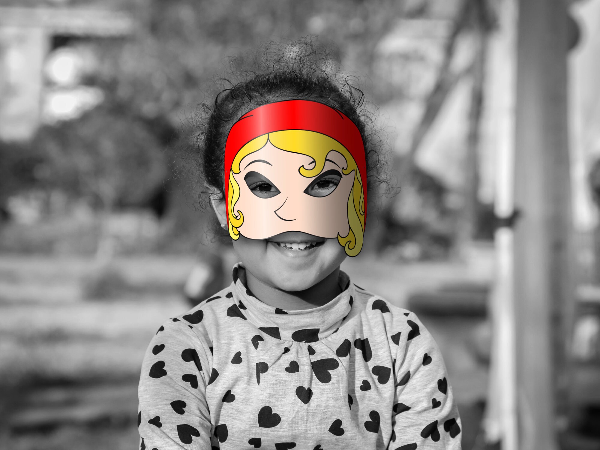 Little Red Riding Hood Masks Printable Mother Grandma Big - Etsy UK