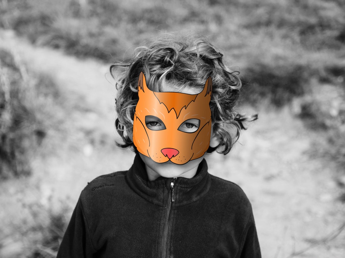 Hamster Mask Printable Paper DIY for Kids and Adults. PDF - Etsy
