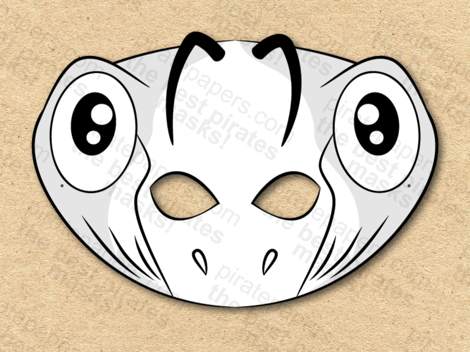 Grasshopper Mask Printable Coloring Paper DIY for Kids and - Etsy