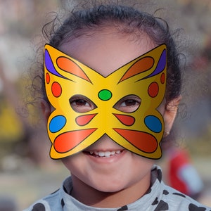 Bugs and Insects Masks Printable, Butterfly, Ant, Bee, Mosquito, Paper ...