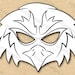 Eagle Masks Printable Color Coloring, Paper DIY for Kids and Adults ...