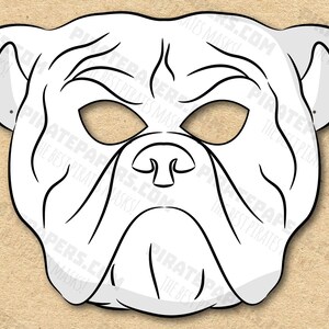 Dog Breeds Masks Printable Coloring, Retriever Dog, German Shepherd Dog ...
