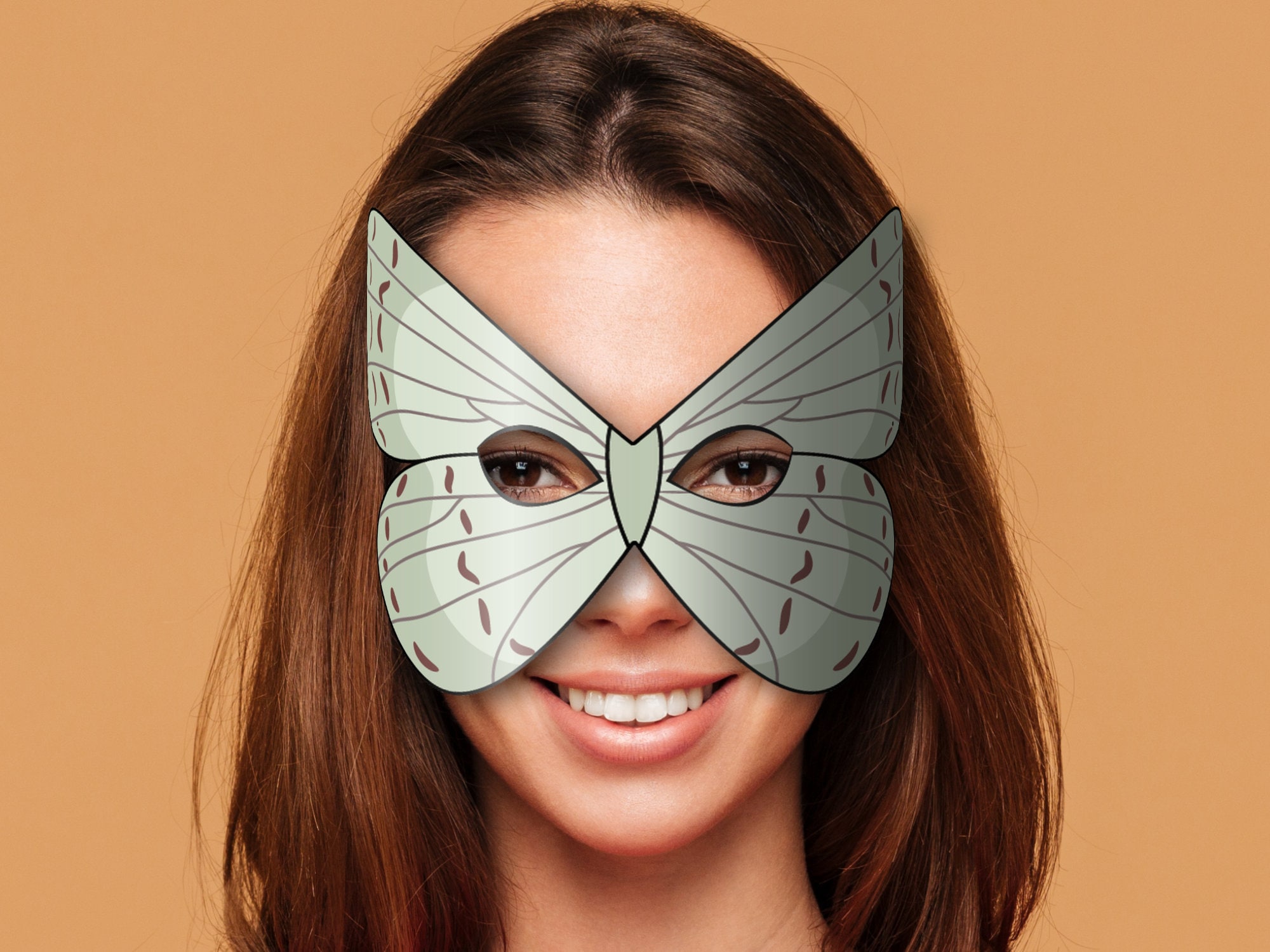 Butterfly Mask Printable Summer Azure, Paper DIY for Kids and Adults ...