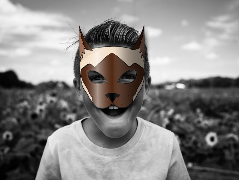 Cat Siamese Mask Printable Breed Paper DIY for Kids and - Etsy