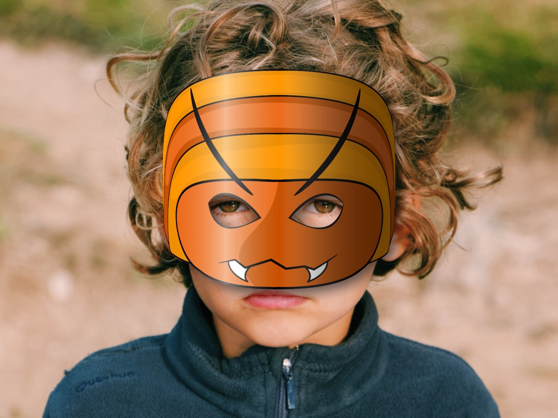Cockroach Mask Printable, Paper DIY for Kids and Adults. PDF Template ...