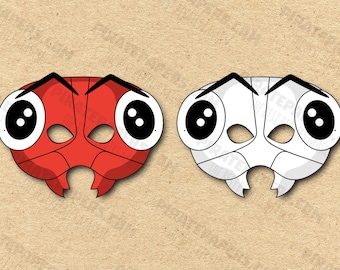 Pumpkin Masks Printable Color Coloring, Paper DIY for Kids and Adults ...