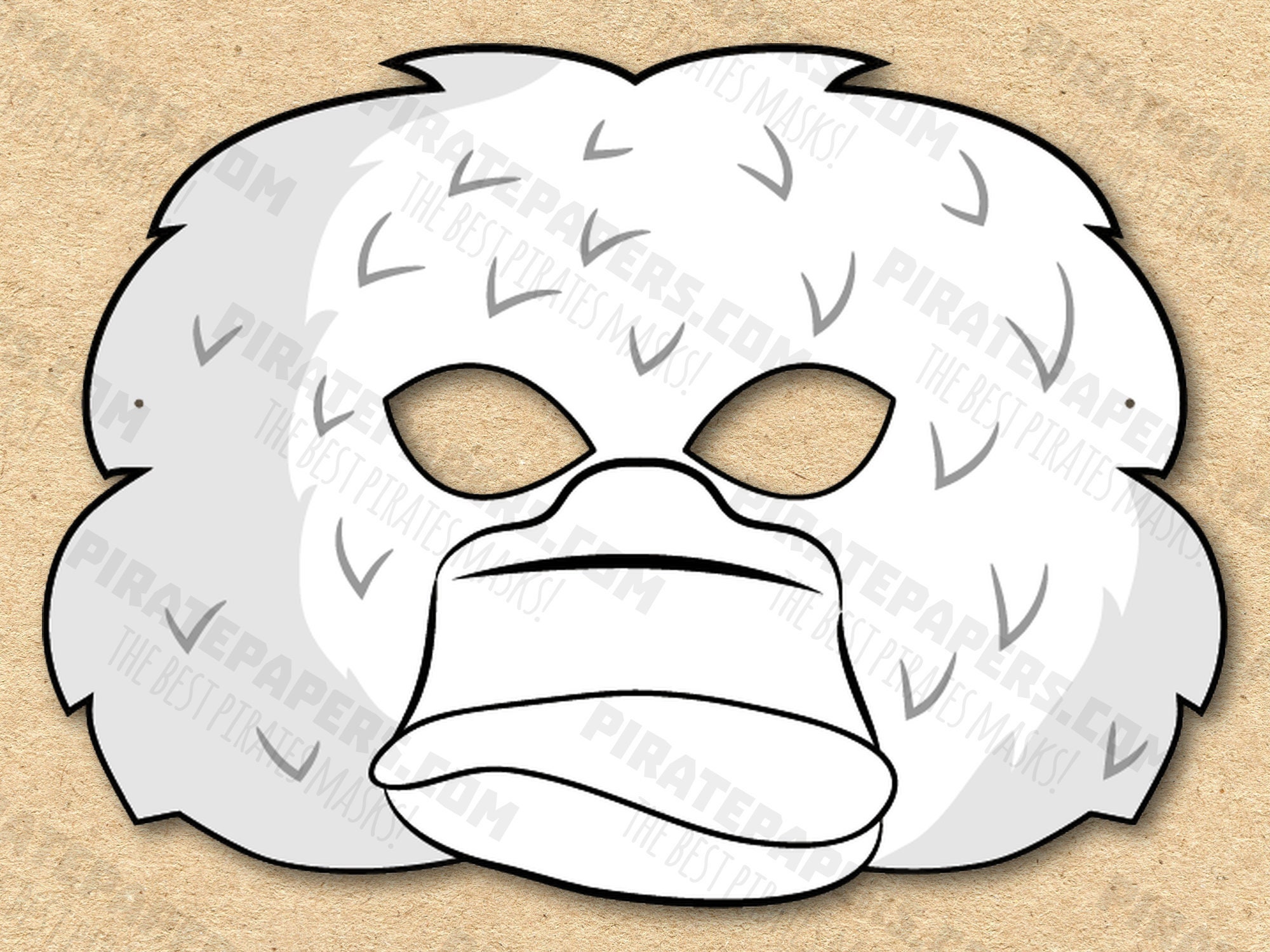 Platypus Masks Printable Color Coloring, Paper DIY for Kids and Adults ...