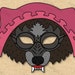 Big Bad Wolf Disguised as Grandma Mask Printable, Paper DIY for Kids ...