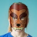 Werewolf Mask Printable, Paper DIY for Kids and Adults. PDF Template ...