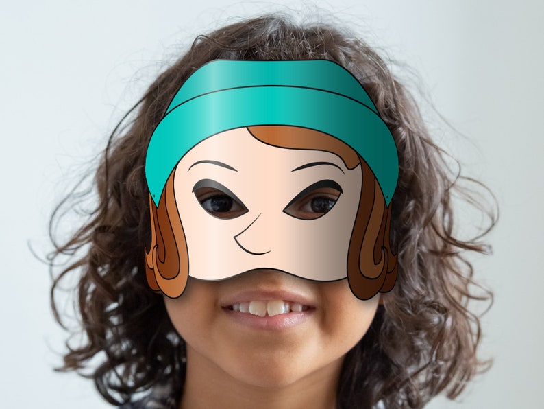 Mother Mask Printable (little Red Riding Hood), Paper DIY for Kids and ...