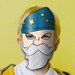 Wizard Mask Printable, Paper DIY for Kids and Adults. PDF Template ...