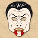 Dracula Mask Printable, Paper DIY for Kids and Adults. PDF Template ...