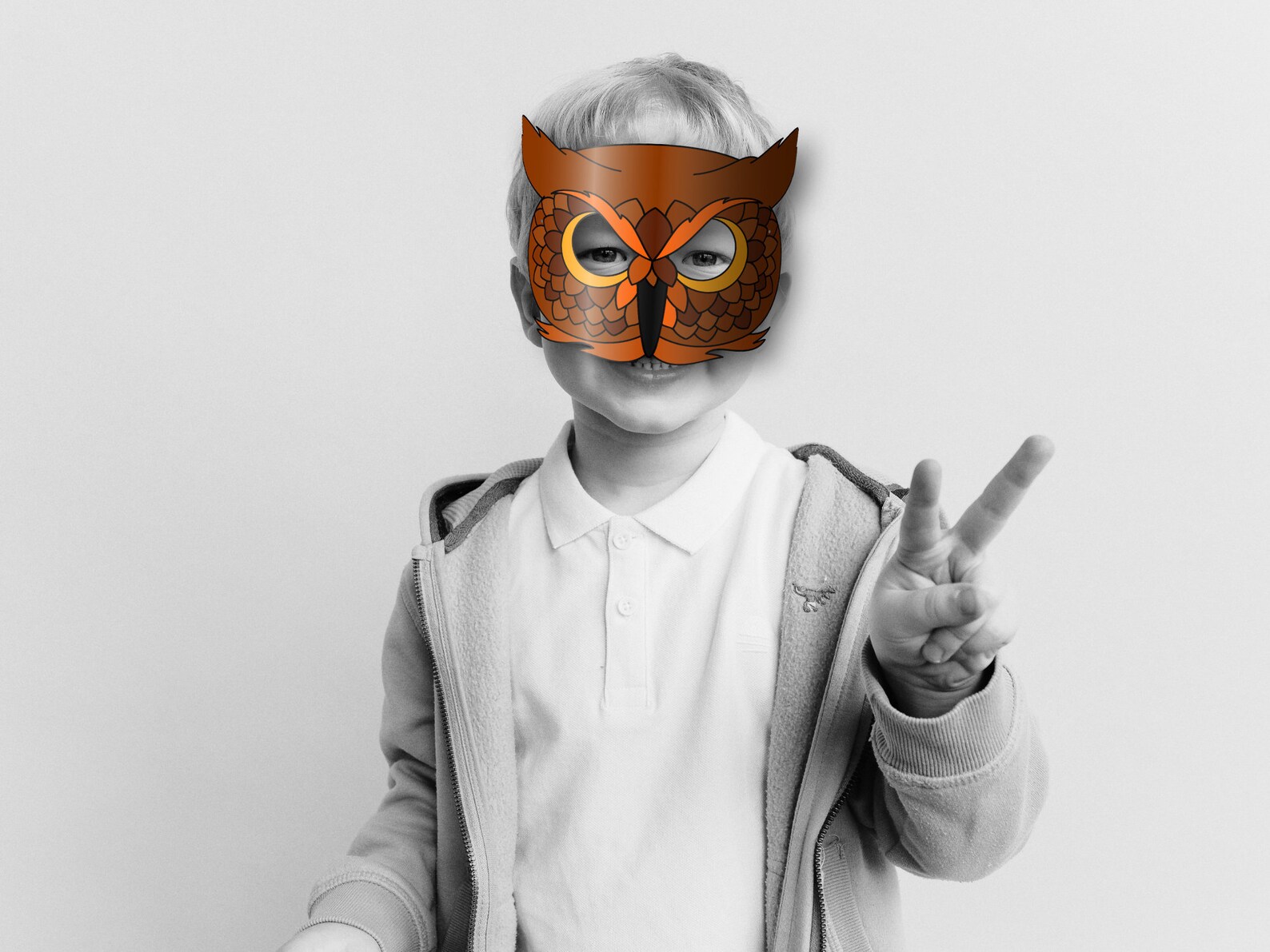 Owl Mask Printable Paper DIY for Kids and Adults. PDF - Etsy