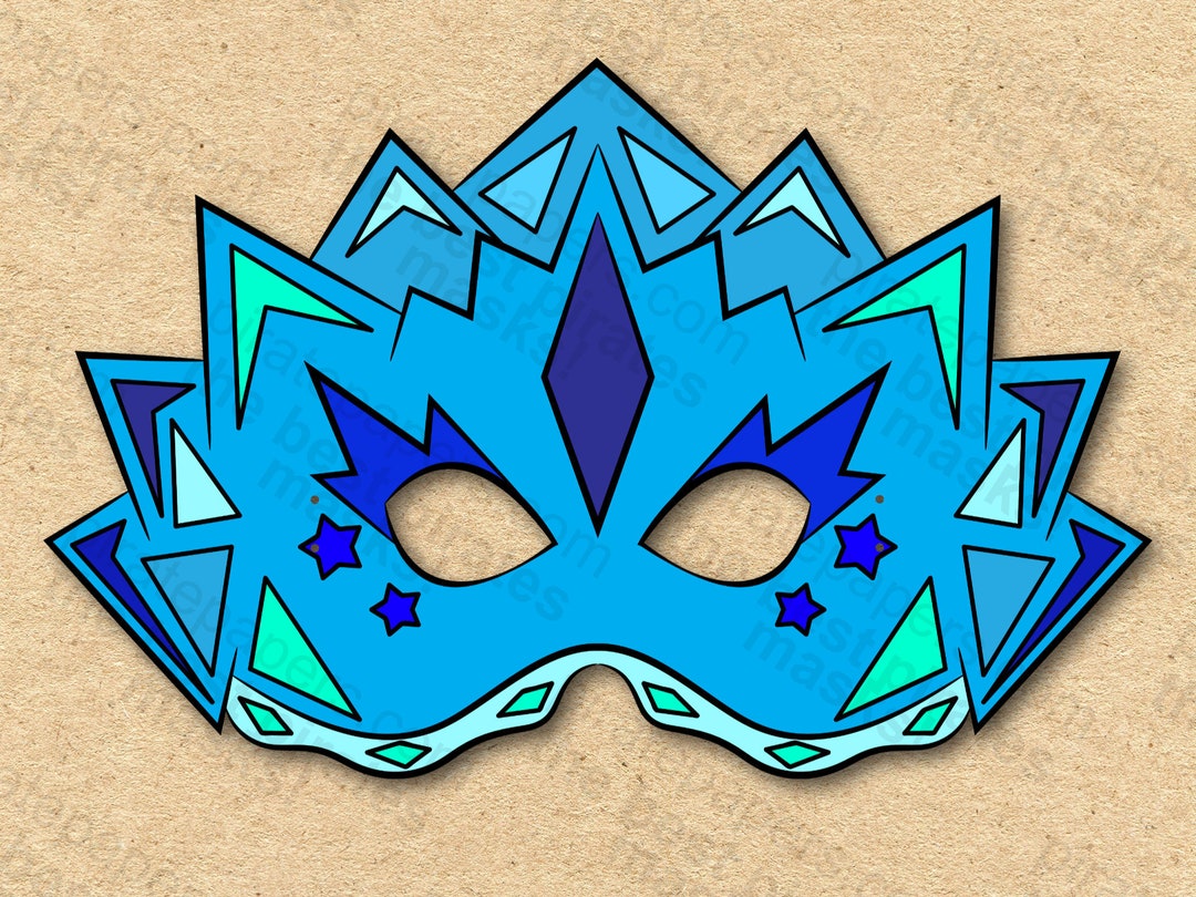 Fairy 3 Mask Printable Paper DIY for Kids and Adults. PDF - Etsy