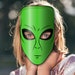 Alien Mask Printable, Paper DIY for Kids and Adults. PDF Template ...