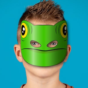 Frog Mask Printable, DIY Paper (PDF Template) - Etsy