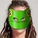 Frog Mask Printable, Paper DIY for Kids and Adults. PDF Template ...