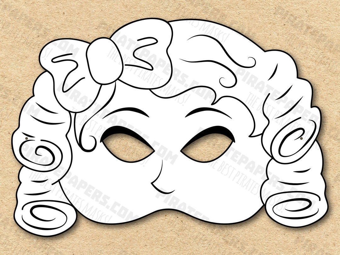 Goldilocks Mask Printable Coloring (goldilocks and the Three Bears ...