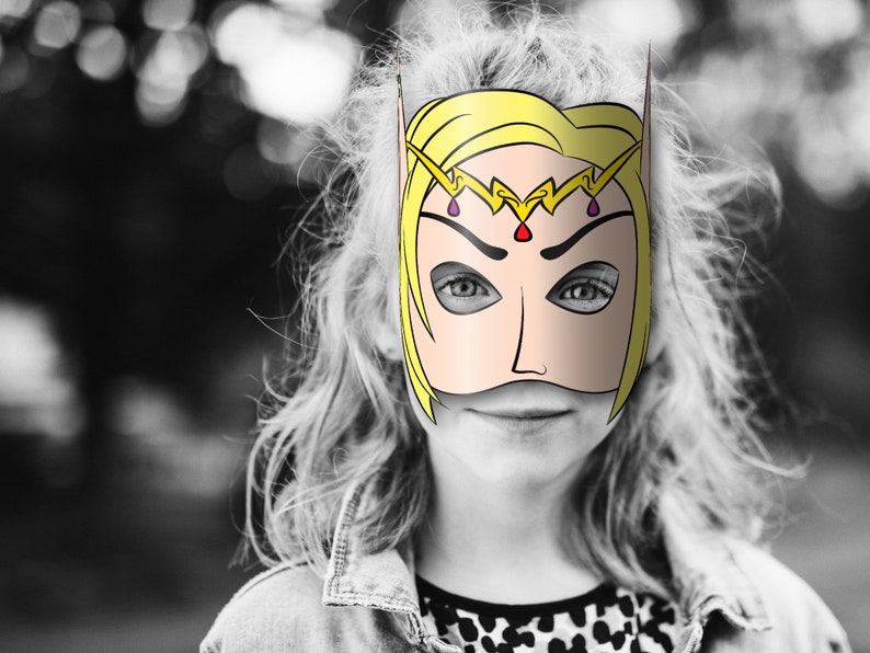 Elf Mask Printable Paper DIY for Kids and Adults. PDF - Etsy