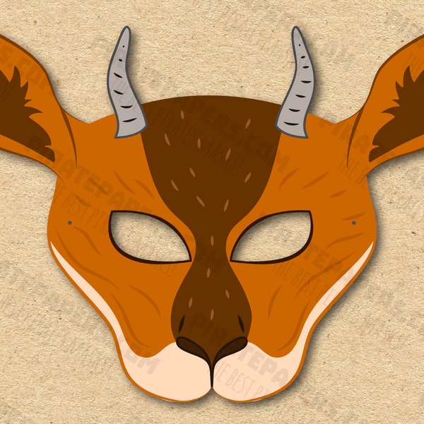 Antelope Mask - Etsy