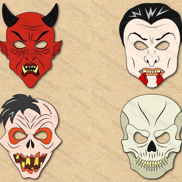 Printable Dracula Mask - Etsy