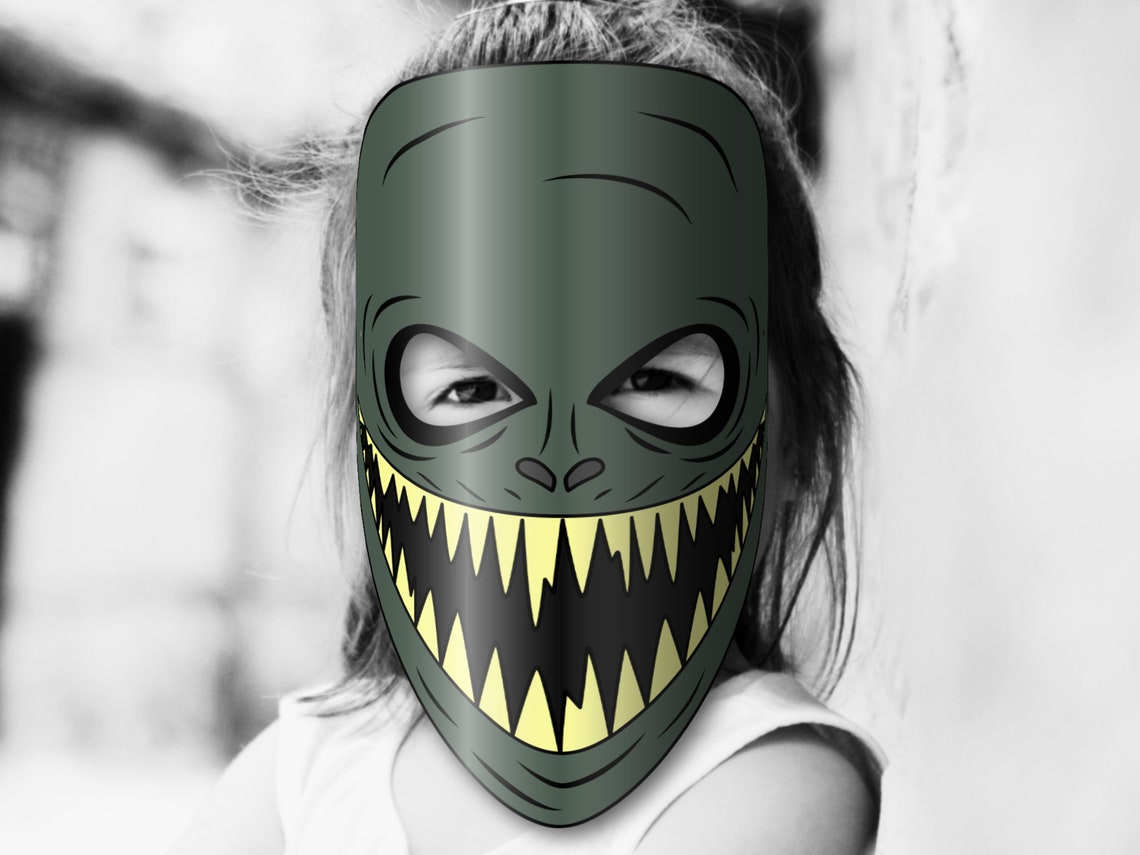 Creepy Mask Printable Paper DIY for Kids and Adults. PDF - Etsy Canada