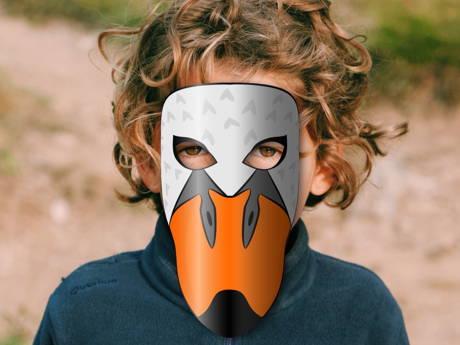 Swan Mask Printable, Paper DIY for Kids and Adults. PDF Template ...