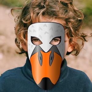 Swan Mask Printable, Paper DIY for Kids and Adults. PDF Template ...
