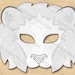 Lion Masks Printable Color Coloring, Paper DIY for Kids and Adults. PDF ...