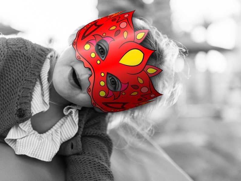 Fairy 4 Mask Printable Paper DIY for Kids and Adults. PDF - Etsy