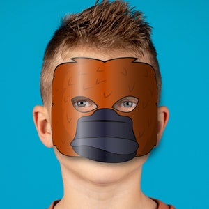 Platypus Mask Printable, Paper DIY for Kids and Adults. PDF Template ...