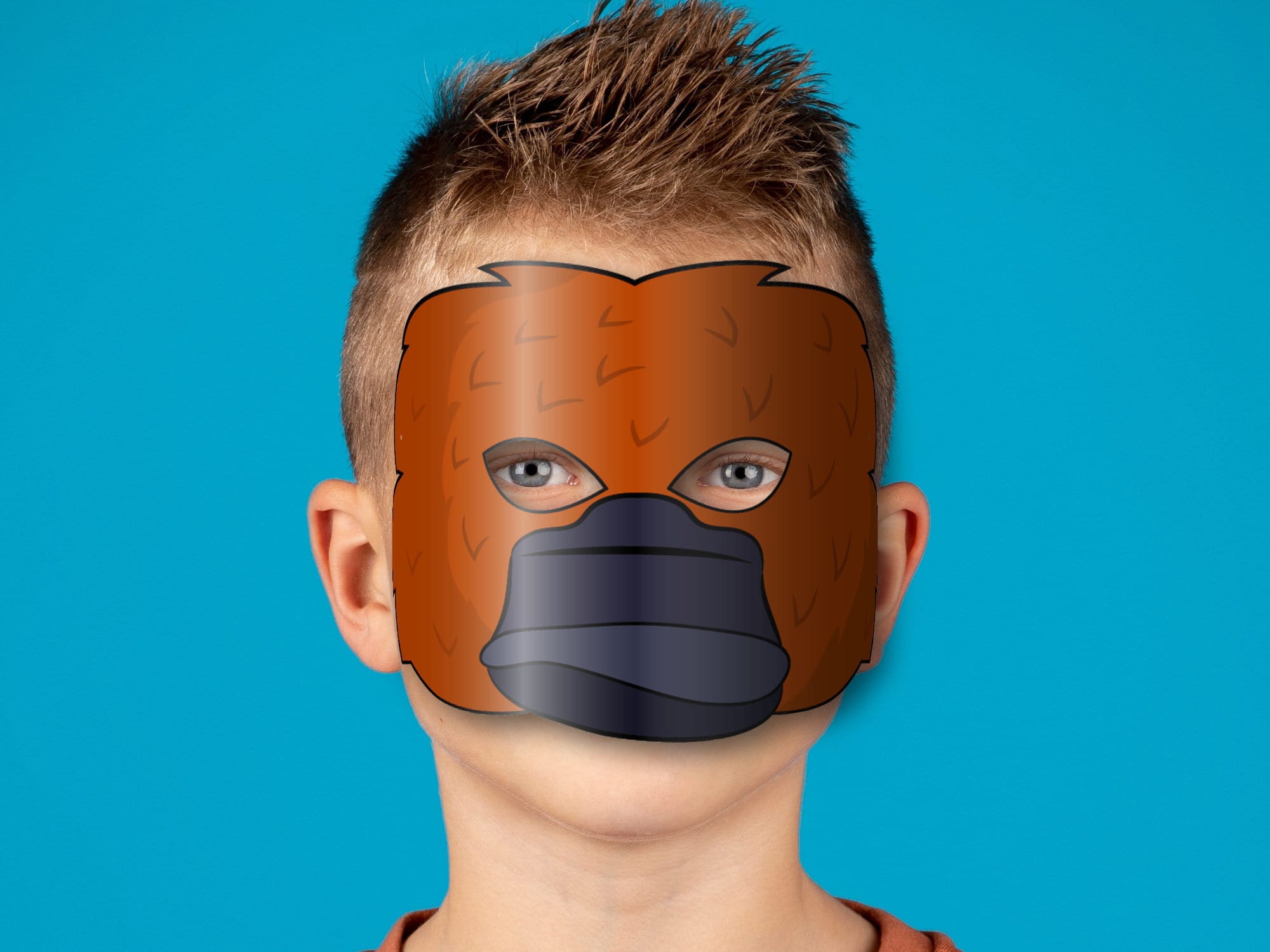 Platypus Mask Printable, Paper DIY for Kids and Adults. PDF Template ...